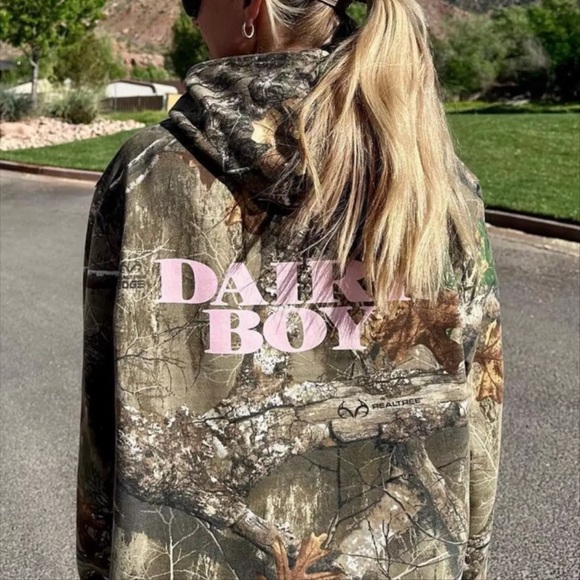 Dairy Boy | Jackets & Coats | Camo And Pink Dairy Boy Hoodie | Poshmark
